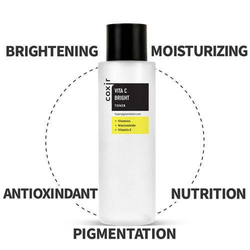 Coxir Vita C Bright Toner: Illuminante e Nutriente per Tutti i Tipi di ...